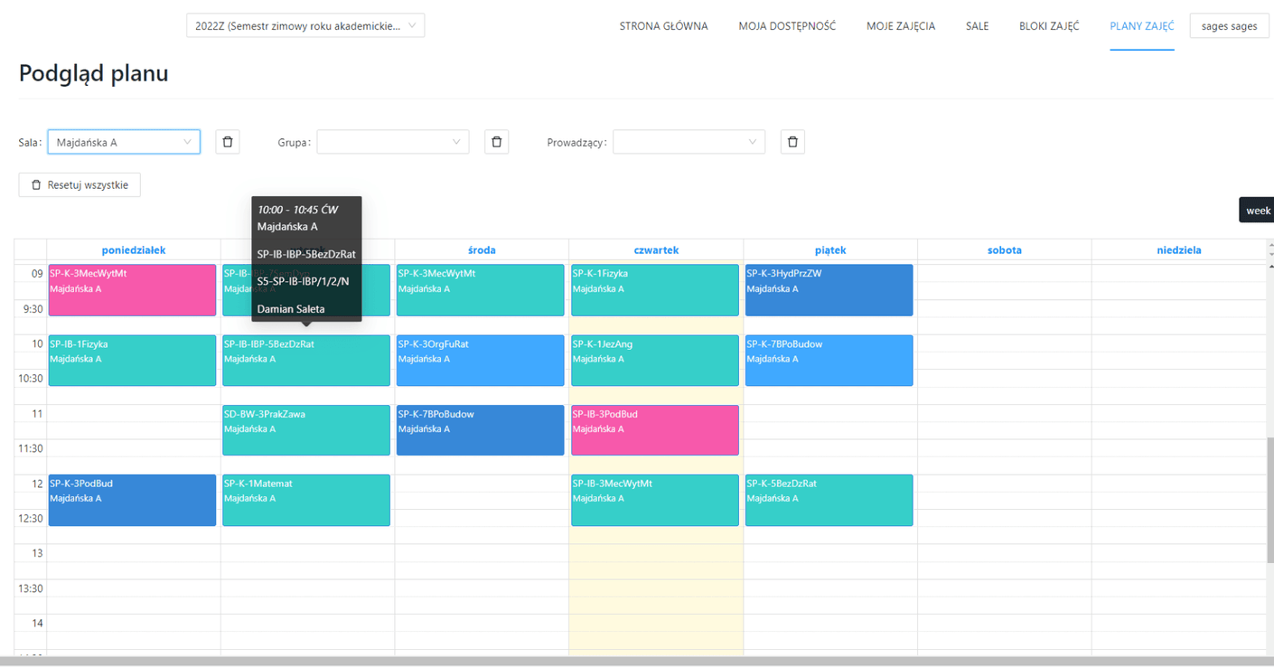 UNIplaner - for Universities - Sages: Software for academia
